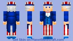 Uncle Sam | DC comics Minecraft Skin