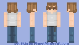 snot77 - white tank top Minecraft Skin