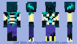 Warden Steve (ment for MCD) Minecraft Skin
