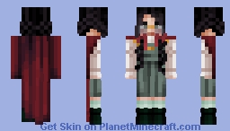 little red Minecraft Skin