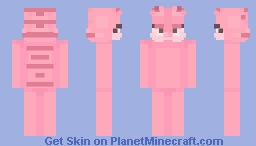 Pink Garfield Minecraft Skin