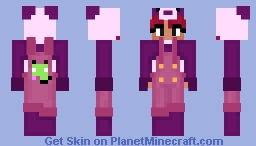 Bear (purple) Minecraft Skin