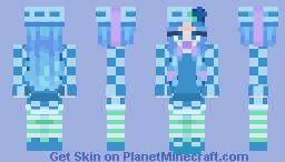 og blueberry muffin slim Minecraft Skin