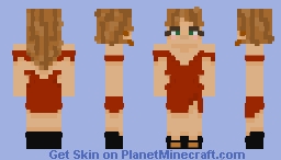red dress Minecraft Skin