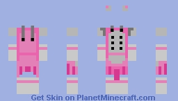 pink maid dress Minecraft Skin