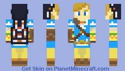 Link Botw Minecraft Skin