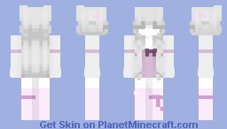 cute girl pink Minecraft Skin