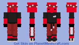 RED Minecraft Skin