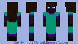 Short Enderman Minecraft Skin