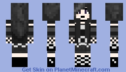 emo/goth girl Minecraft Skin