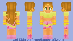 Flora - Winx Club Minecraft Skin