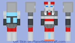 Generation 1 Bluestreak Minecraft Skin