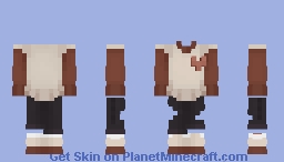 [ Heartfelt ] Simple Heart Sweater Alex skin base Minecraft Skin