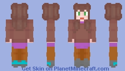 Mullet guy Minecraft Skin