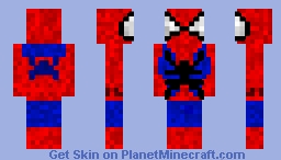 Spoder Man Minecraft Skin