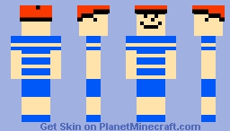Ninten sprite color palette Skin Minecraft Skin