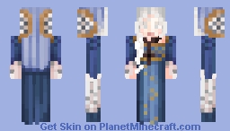 pale blues Minecraft Skin