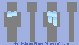Baby Blue Scarf Minecraft Skin