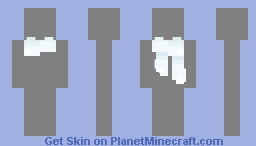 White Scarf Minecraft Skin