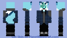 RuyosFurryFox [Blue Flannel] Minecraft Skin