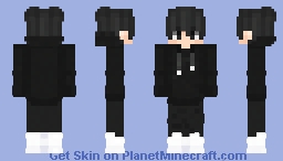 Black Minecraft skin Minecraft Skin