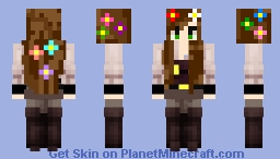 flower girl Minecraft Skin