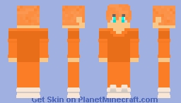 orange hoddie boy Minecraft Skin