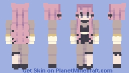 Cigarette Duet; female Minecraft Skin