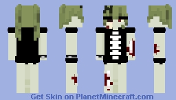 cute zombie girl Minecraft Skin