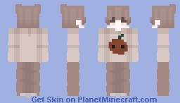 Halloween Pumpkin Boy Minecraft Skin