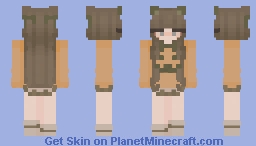 Halloween Hoodie Cat Girl Minecraft Skin