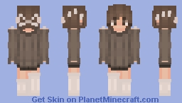 Brown aesthetic Minecraft Skin