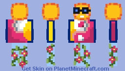 Sun Guy Minecraft Skin