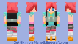 "Remix" Skye ||| Fortnite Chapter 2: Remix Minecraft Skin