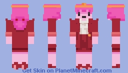 Princess Bubblegum (Red Suit) Minecraft Skin