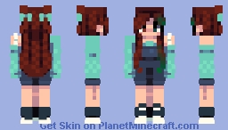 - blue raspberry ; rce Minecraft Skin