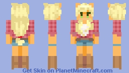 Applejack My Little Pony Minecraft Skin