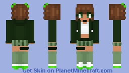 bow hair girl Minecraft Skin