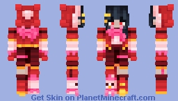Ghostiefruit: Pb 15A - Crimson Carolers Minecraft Skin