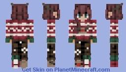 Gyraie the Red Nosed Reindeer Minecraft Skin