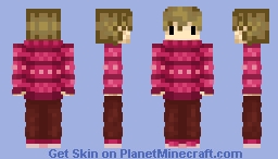 Grian pink winter skin Minecraft Skin