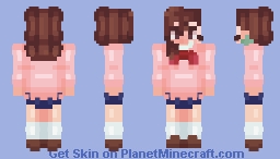 Momo Ayase Minecraft Skin