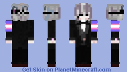 outfelt Trans pride flag Minecraft Skin