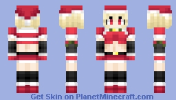 Arcueid (Christmas) Minecraft Skin