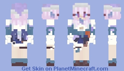 March 7th cristmas hat Minecraft Skin