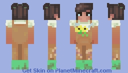 Sunflower Welly boots skin Minecraft Skin