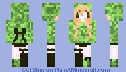 cutecore creeper girl ♡ Minecraft Skin