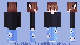 Boyfriends skin without part of outer layer Minecraft Skin