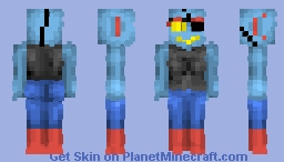 Undyne Minecraft Skin