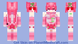 classic sakura miku Minecraft Skin